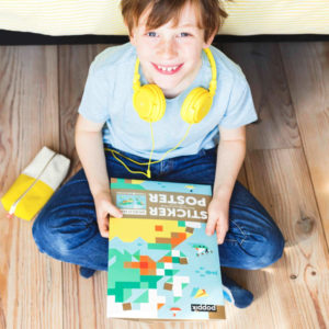 Poster World Map | Easy Educational Game | Poppik Stickers