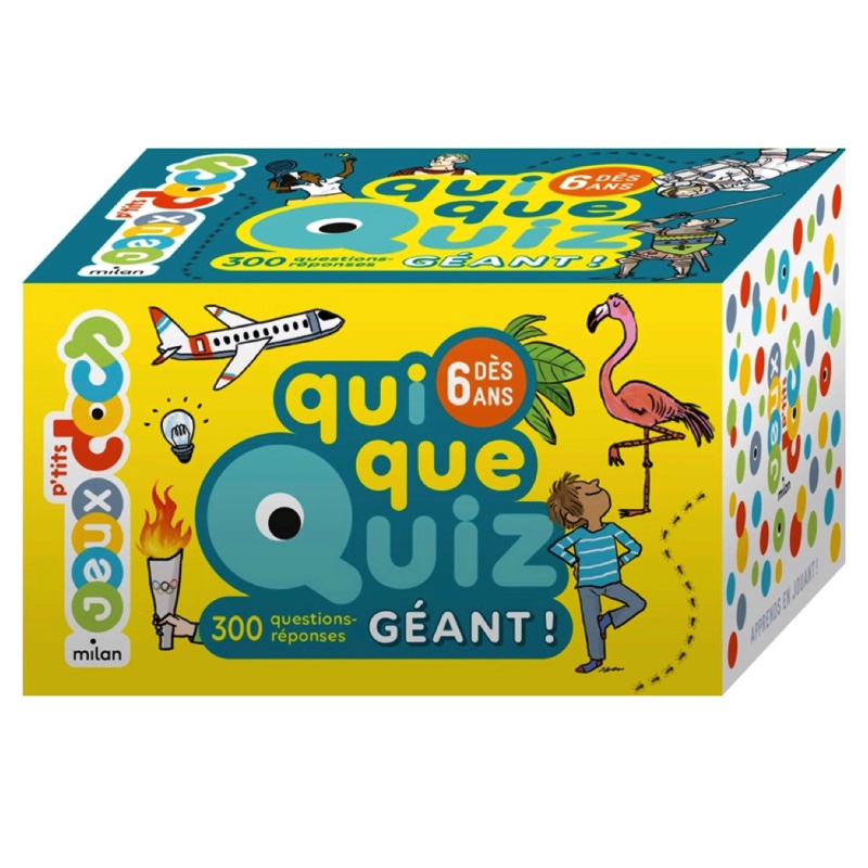 Jeu De Quiz G ANT 300 Questions D s 6 Ans Poppik